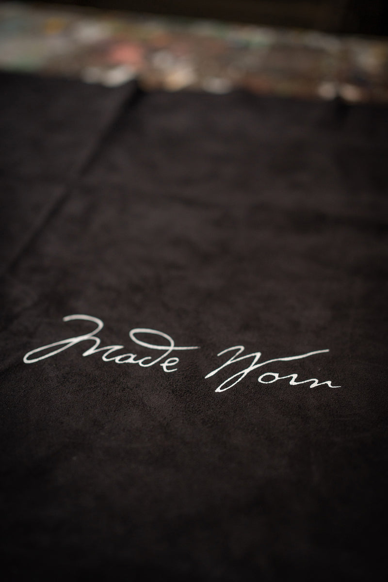 MADE WORN BLACK SUEDE BANDANA – MadeWorn